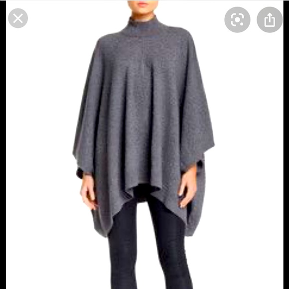 Theory | Sweaters | Theory Grey Wool Cape Size Xs | Poshmark